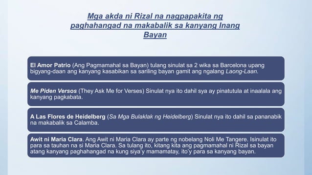 Mga Akda/Naisulat ni Dr. Jose Rizal | PPTX