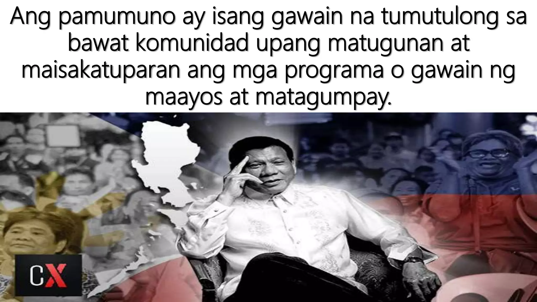 Mga namumuno sa komunidad | PPTX