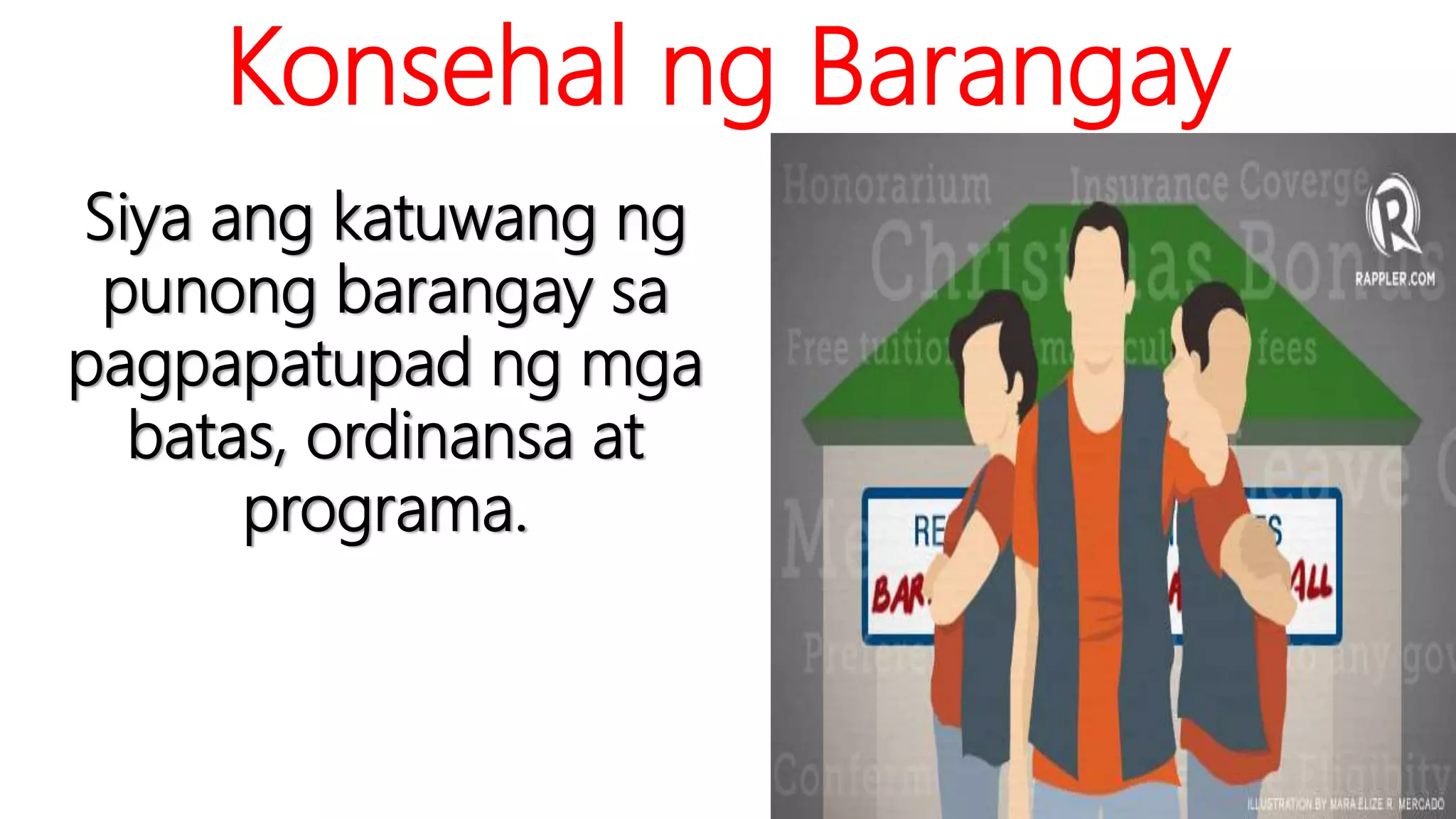 Mga namumuno sa komunidad | PPTX