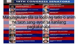 Mga namumuno sa komunidad | PPTX