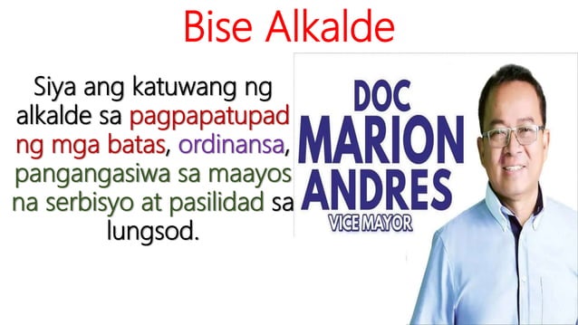 Mga namumuno sa komunidad | PPTX