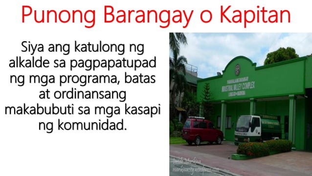 Mga namumuno sa komunidad | PPTX
