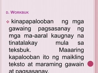 Mga napapanahong teknolohiya at kagamitan sa pagtuturo ng | PPTX