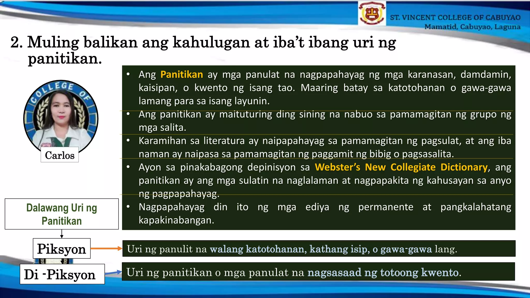 Mga Natatanging Diskurso Sa Wika at Panitikan | PPTX