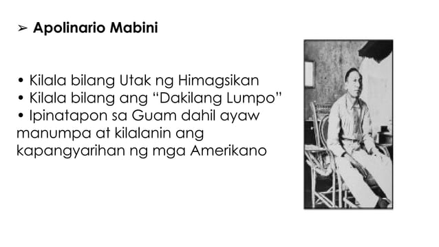 Mga Natatanging Pilipinong Nakipaglaban para sa Kalayaan Noon.pptx