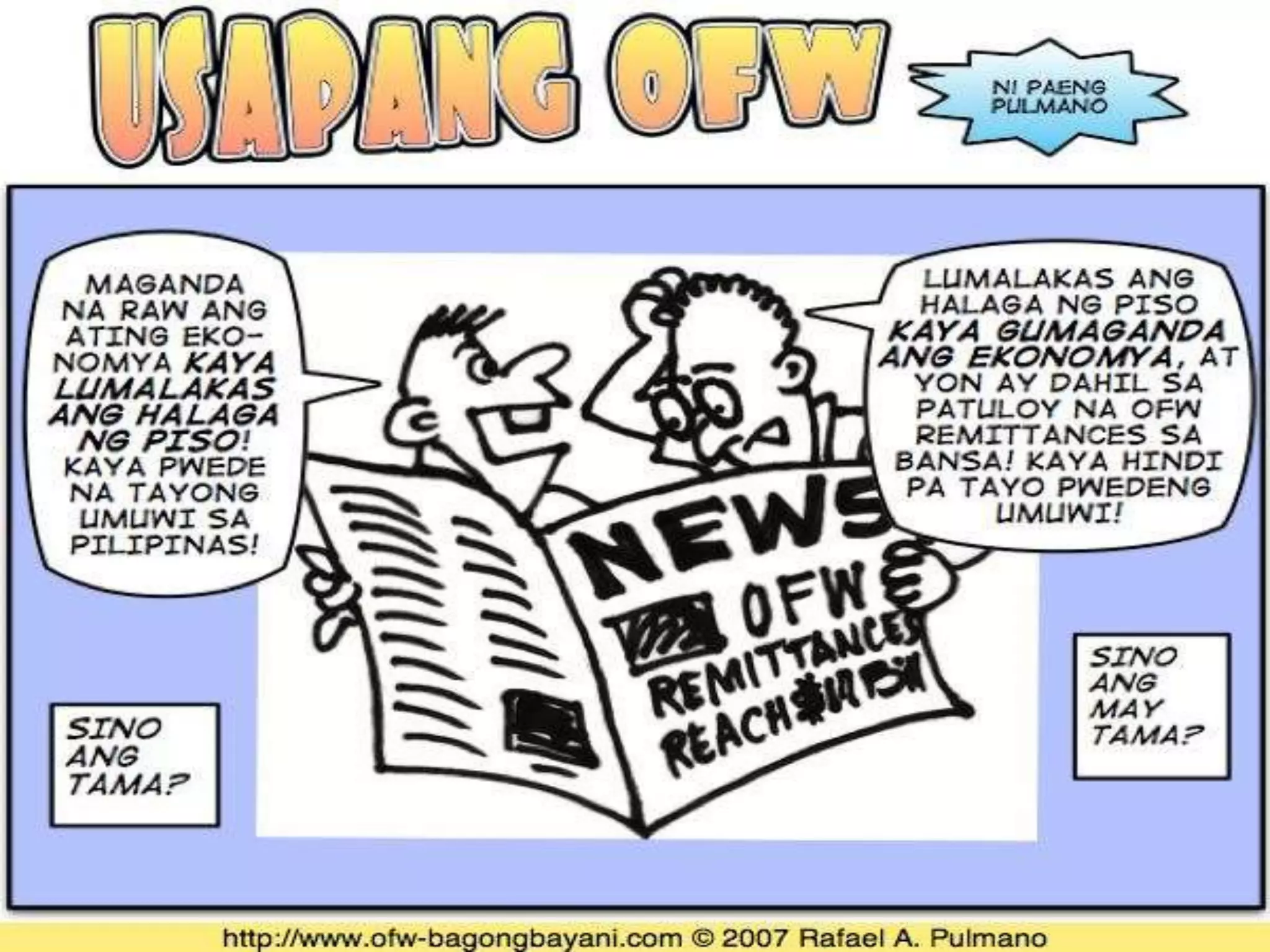 Mga ofw at ang kontribusyon nila sa ekonomiya | PPTX