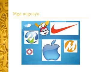 Mga organisasyon ng negosyo | PPTX