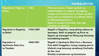 Mga Pag aalsang politikal ekonomiko at panrelihiyon | PDF