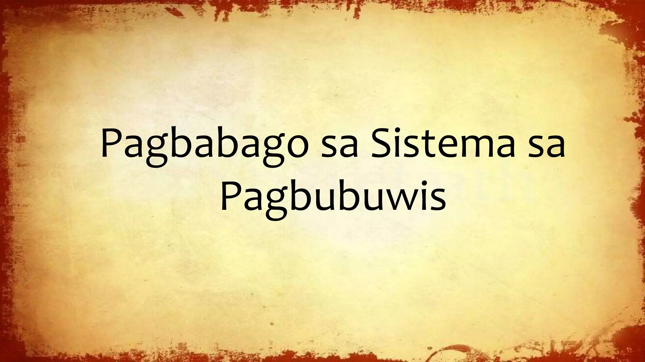 Mga Pagbabagong Pang- ekonomiya sa Panahon ng Pananakop ng mga ...