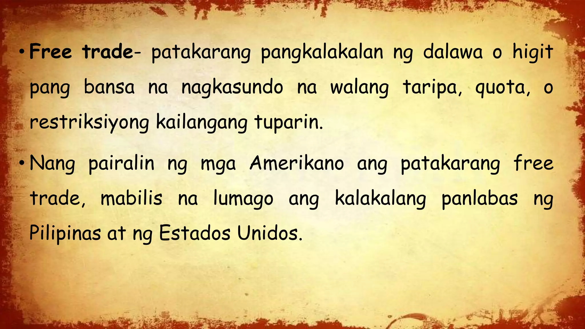 Mga Pagbabagong Pang- ekonomiya sa Panahon ng Pananakop ng mga ...