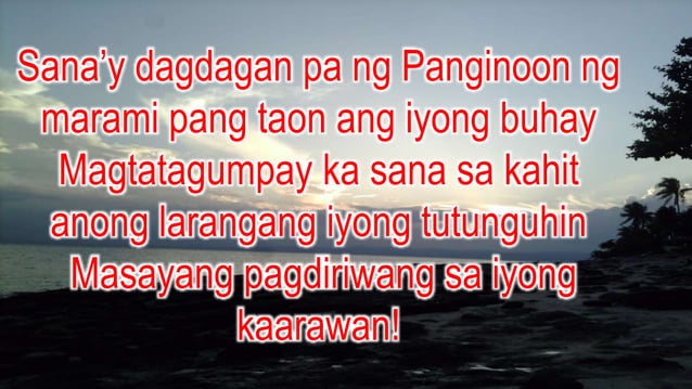 Mga pagbati sa iba't ibang okasyon | PPTX