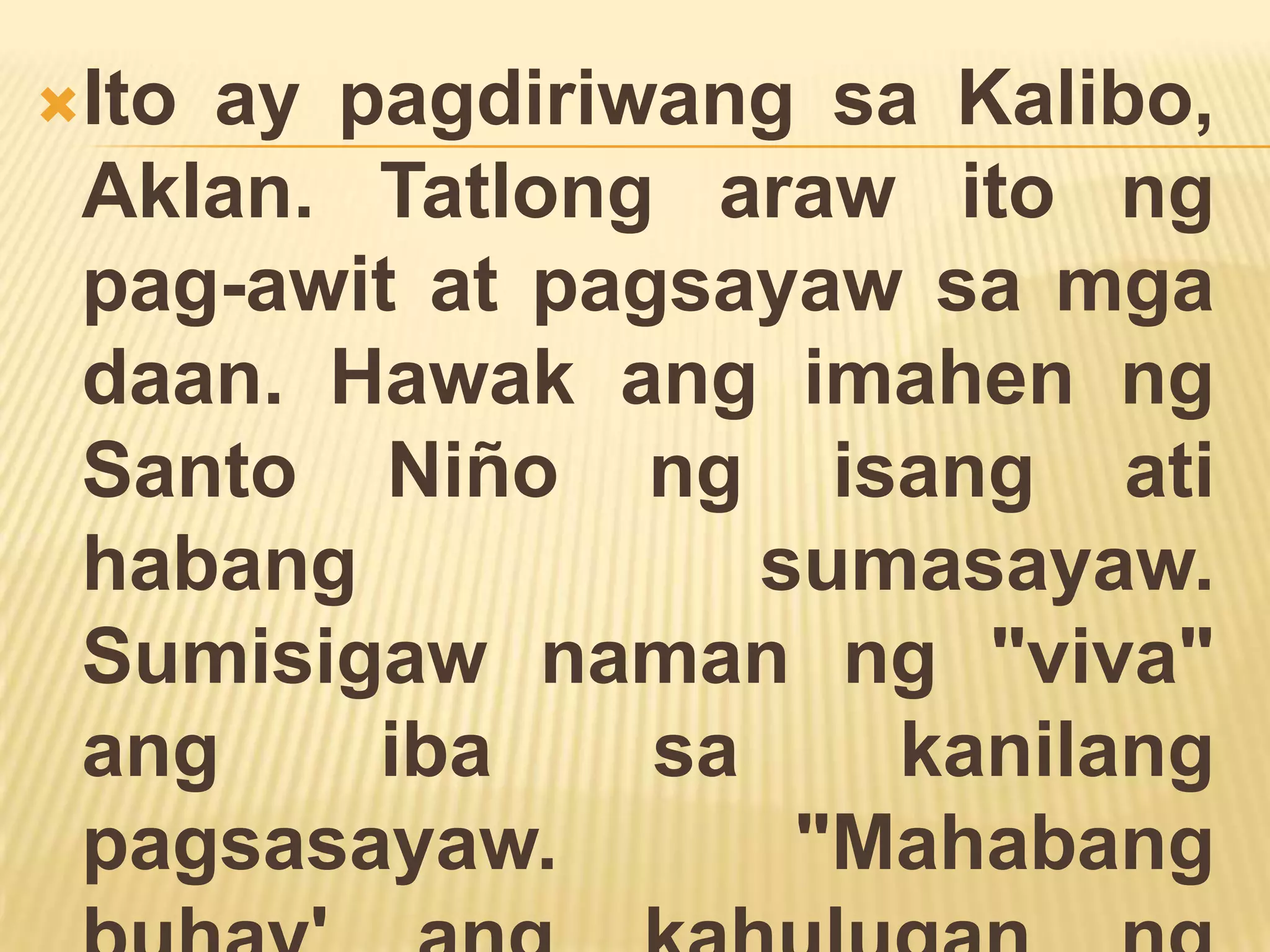 Mga Pagdiriwang sa Pilipinas | PPTX