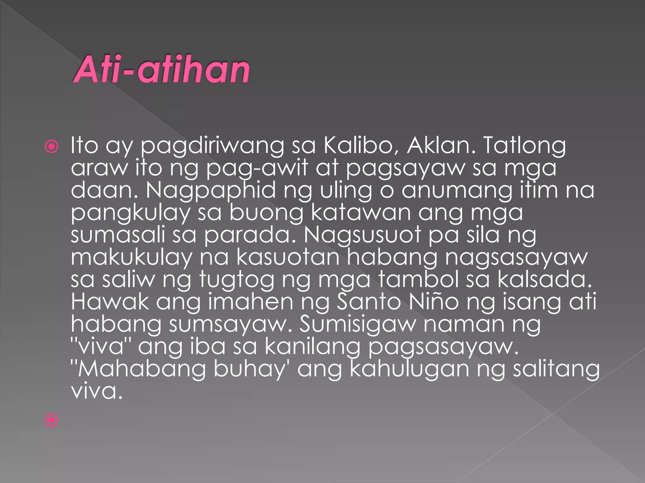 Mga Pagdiriwang sa Pilipinas | PPTX