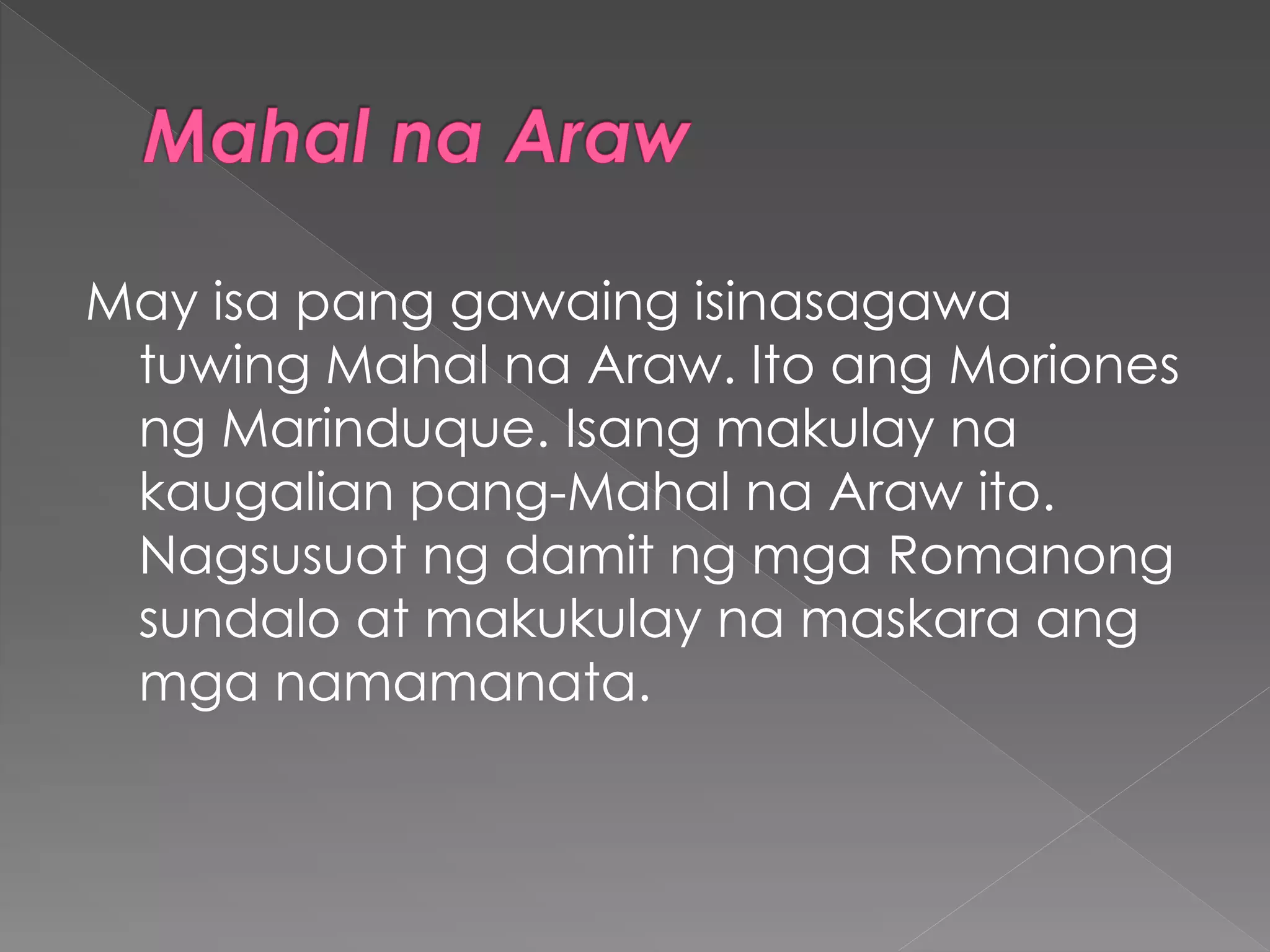 Mga Pagdiriwang sa Pilipinas | PPTX