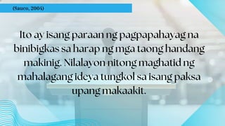 Mga pahahanda sa Sansysay at Tslumpsyihff | PDF