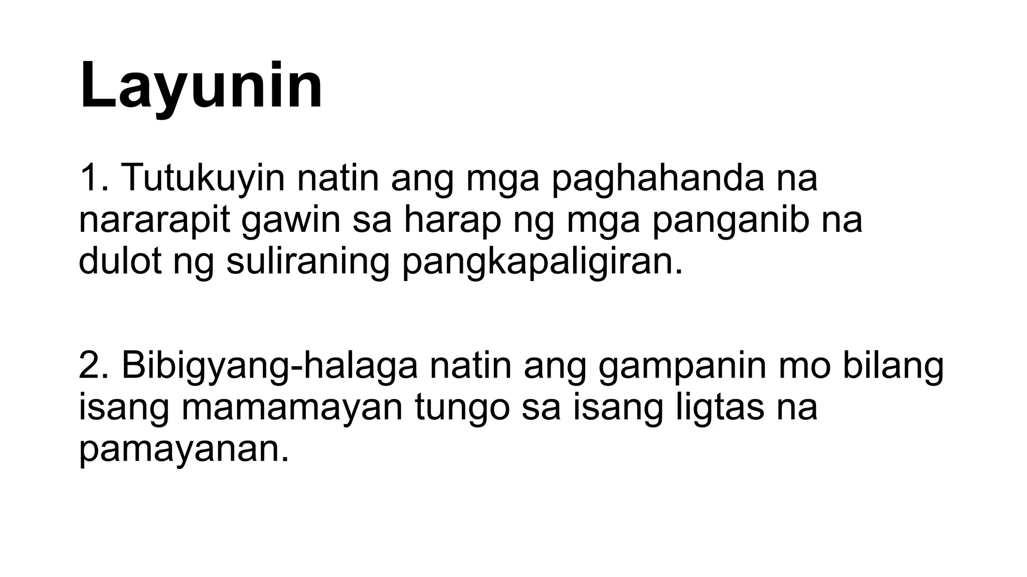 Mga Paghahandang Nararapat Gawin sa Harap ng Panganib Kalamidad.pptx