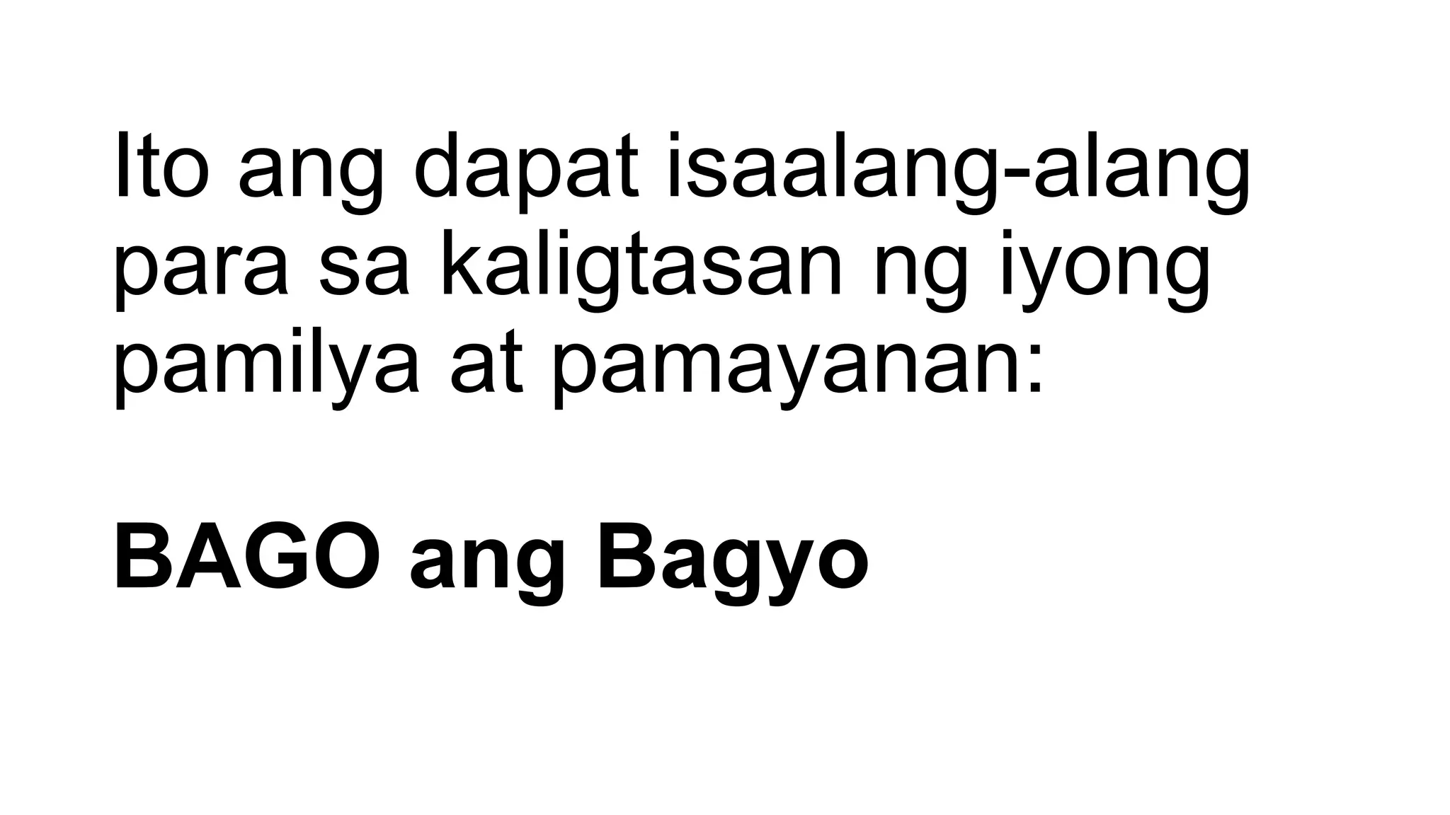 Mga Paghahandang Nararapat Gawin sa Harap ng Panganib Kalamidad.pptx