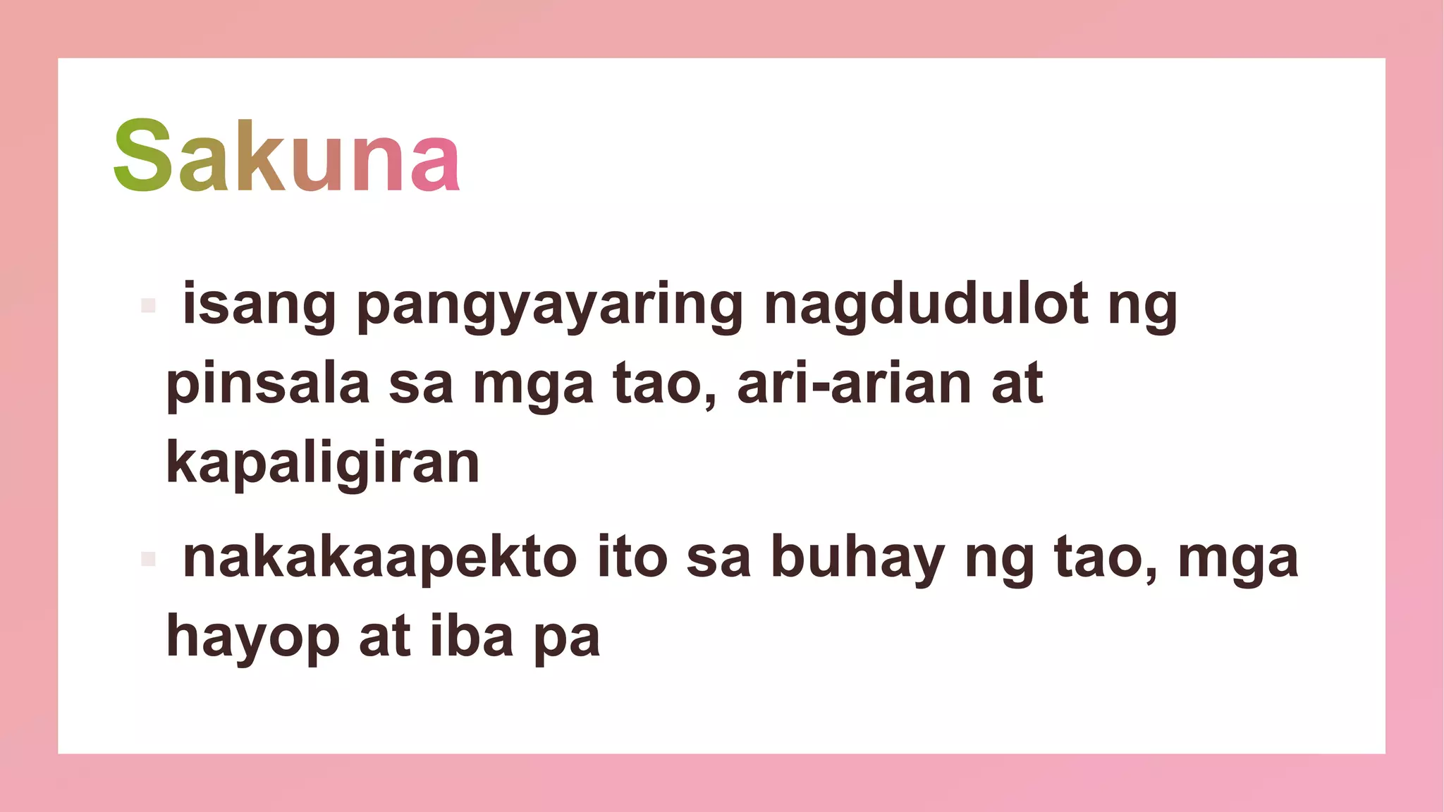 Mga Paghahanda sa mga Sakuna sa Aking Komunidad | PPTX
