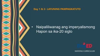 Mga Pamamaraan at Patakarang Kolonyal ng Bansang Pilipinas.pptx
