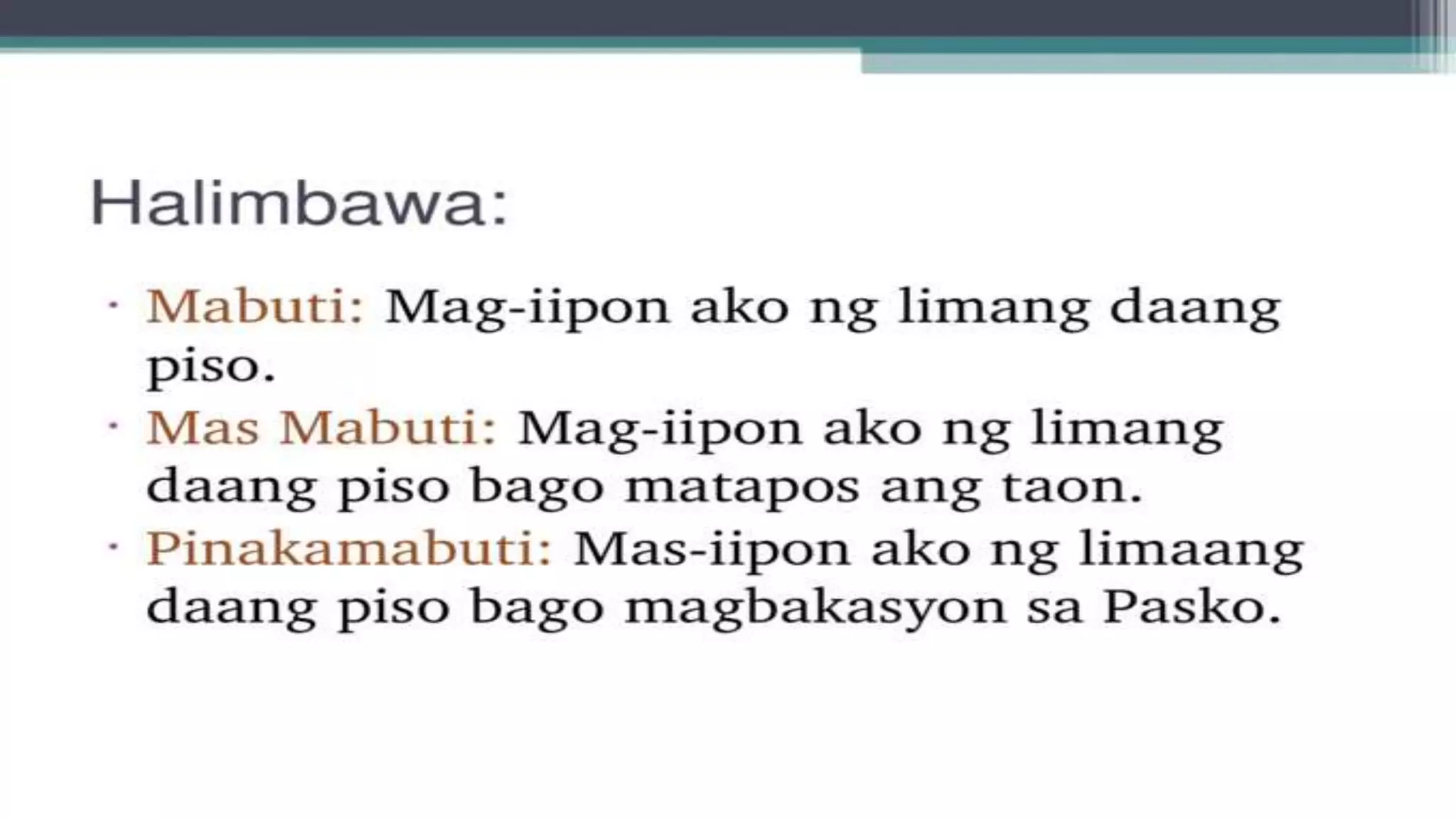 Mga pamantayan sa pagtatakda ng mithiin | PPTX
