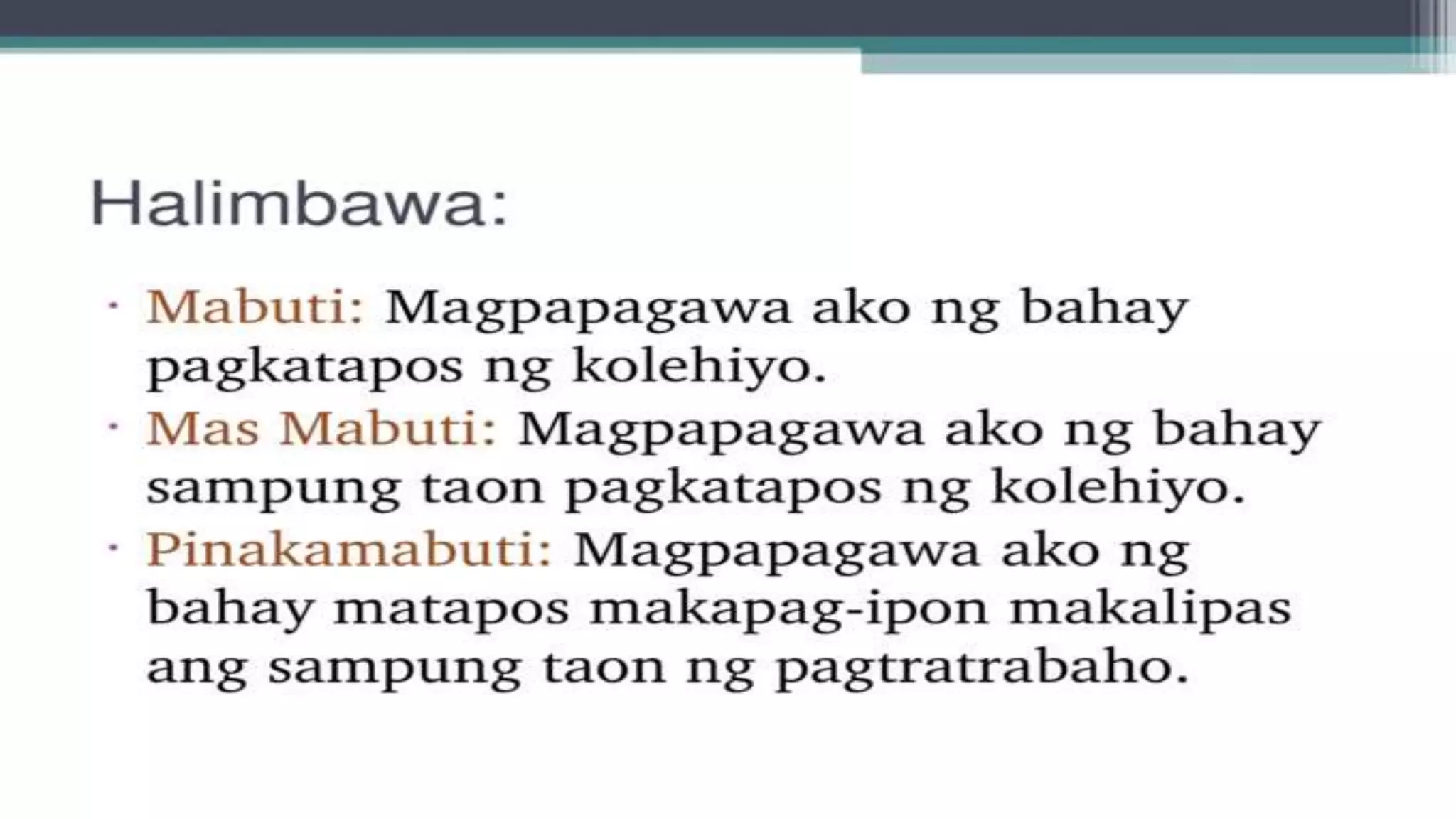Mga pamantayan sa pagtatakda ng mithiin | PPTX