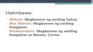 Mga pamantayan sa pagtatakda ng mithiin | PPTX