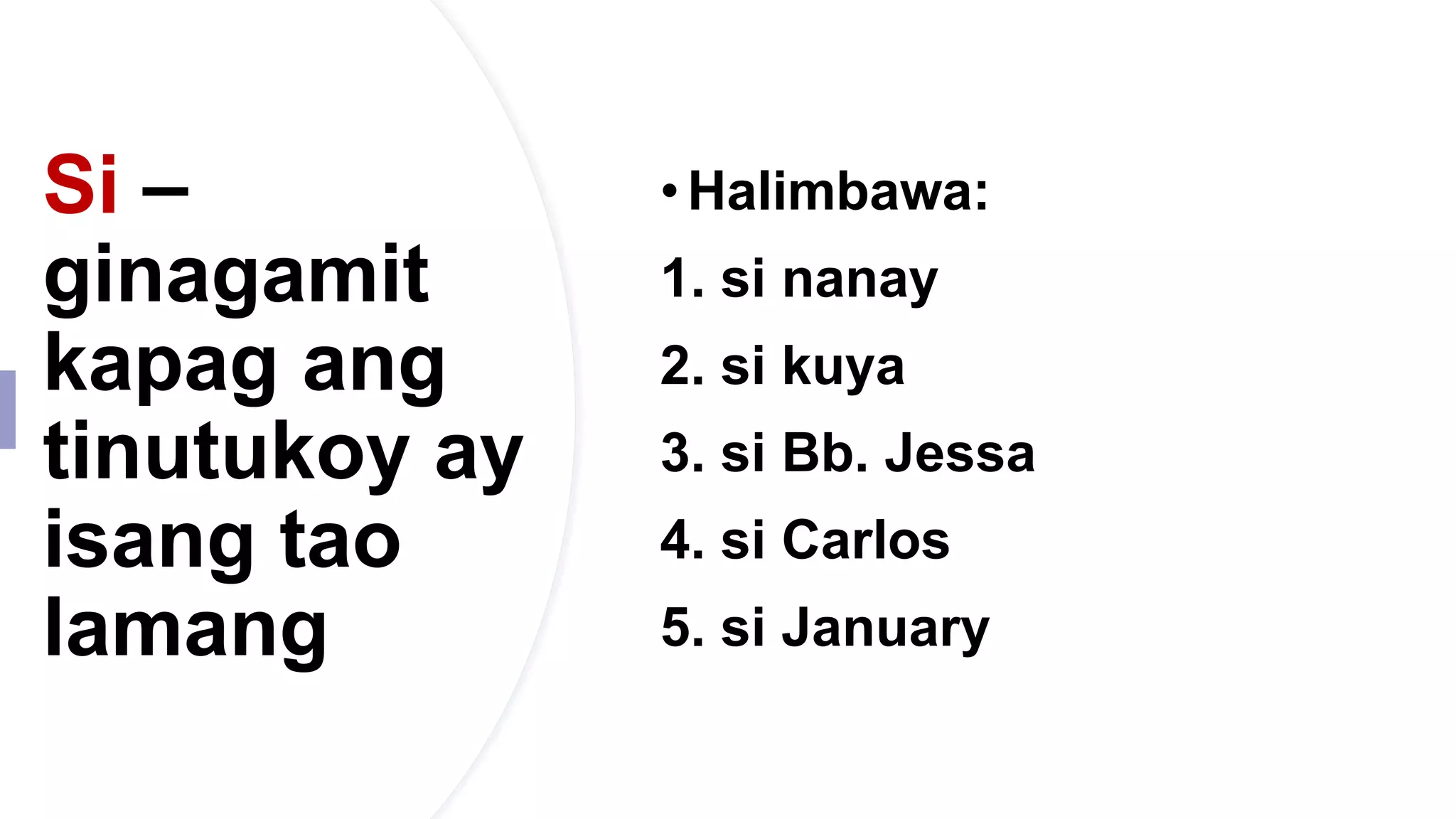 Mga Panandang Pantukoy | PPTX