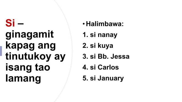 Mga Panandang Pantukoy | PPTX