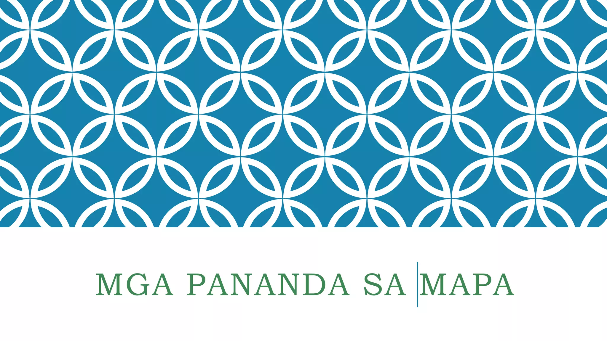 Mga Pananda Sa Mapa | PPTX