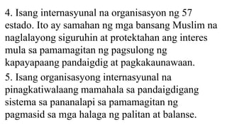 Mga Pandaigdigang Organisayon,Pangkat at Alyansa.pptx
