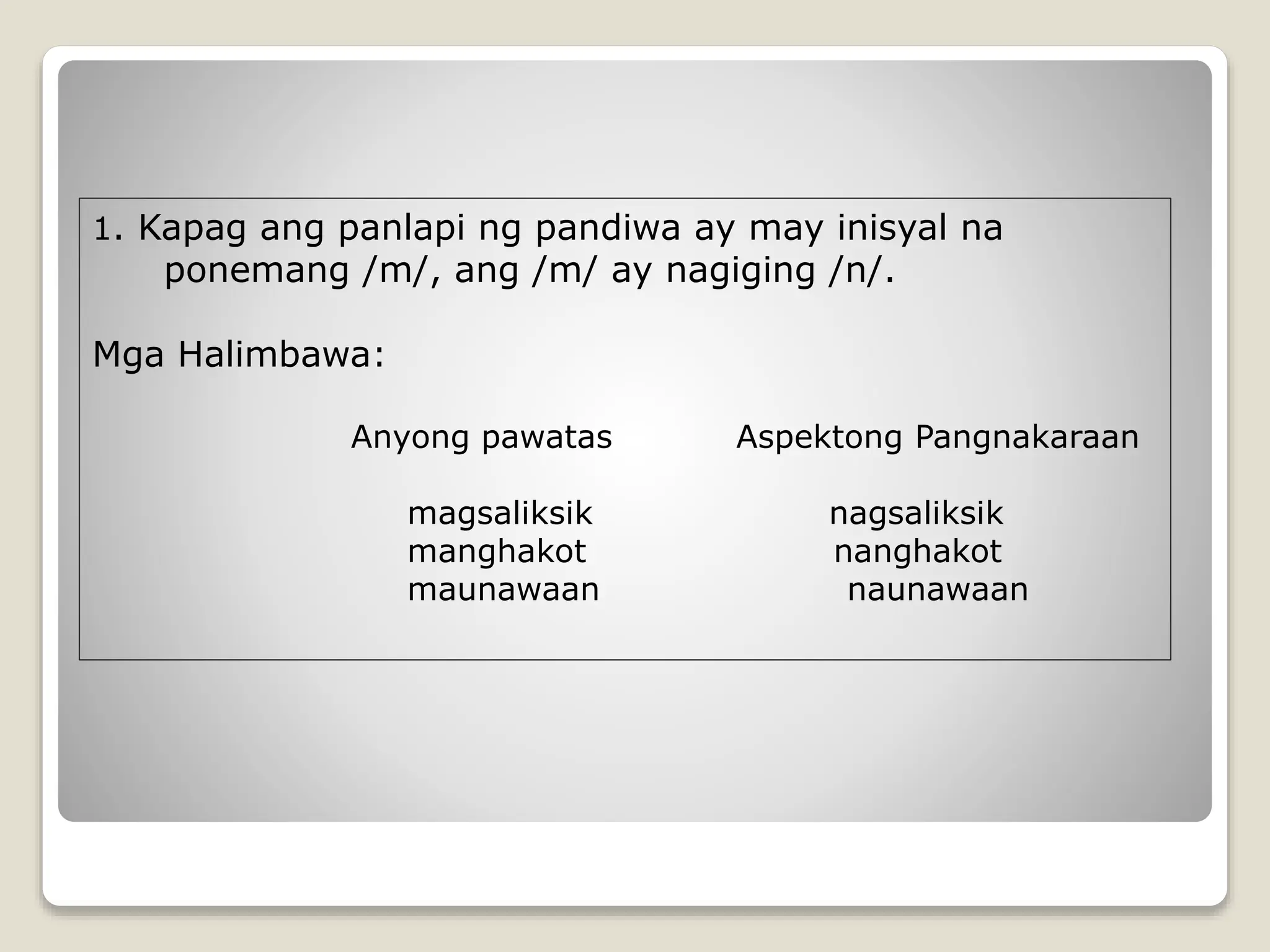 Pandiwa at mga uri nito. Pandiwa at mga g | PPTX