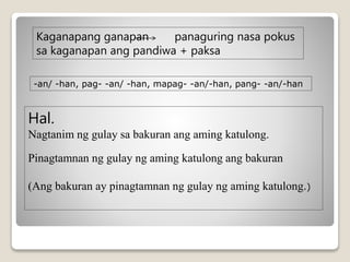 Pandiwa at mga uri nito. Pandiwa at mga g | PPTX