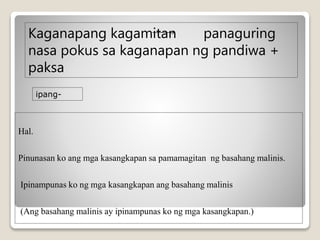 Pandiwa at mga uri nito. Pandiwa at mga g | PPTX