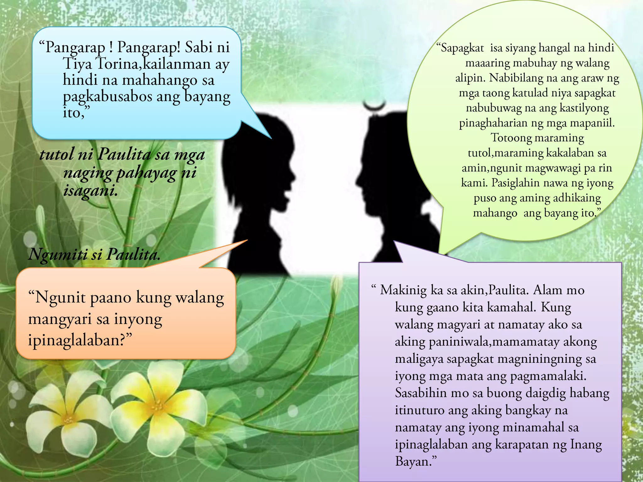 Kabanata 24 El Filibusterismo ~ MGA PANGARAP | PPTX