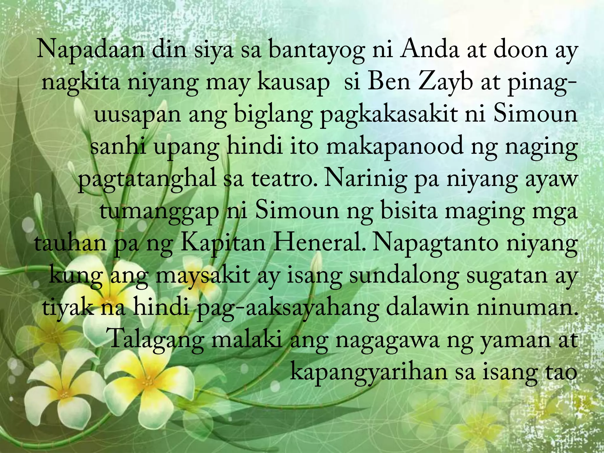 Kabanata 24 El Filibusterismo ~ MGA PANGARAP | PPTX