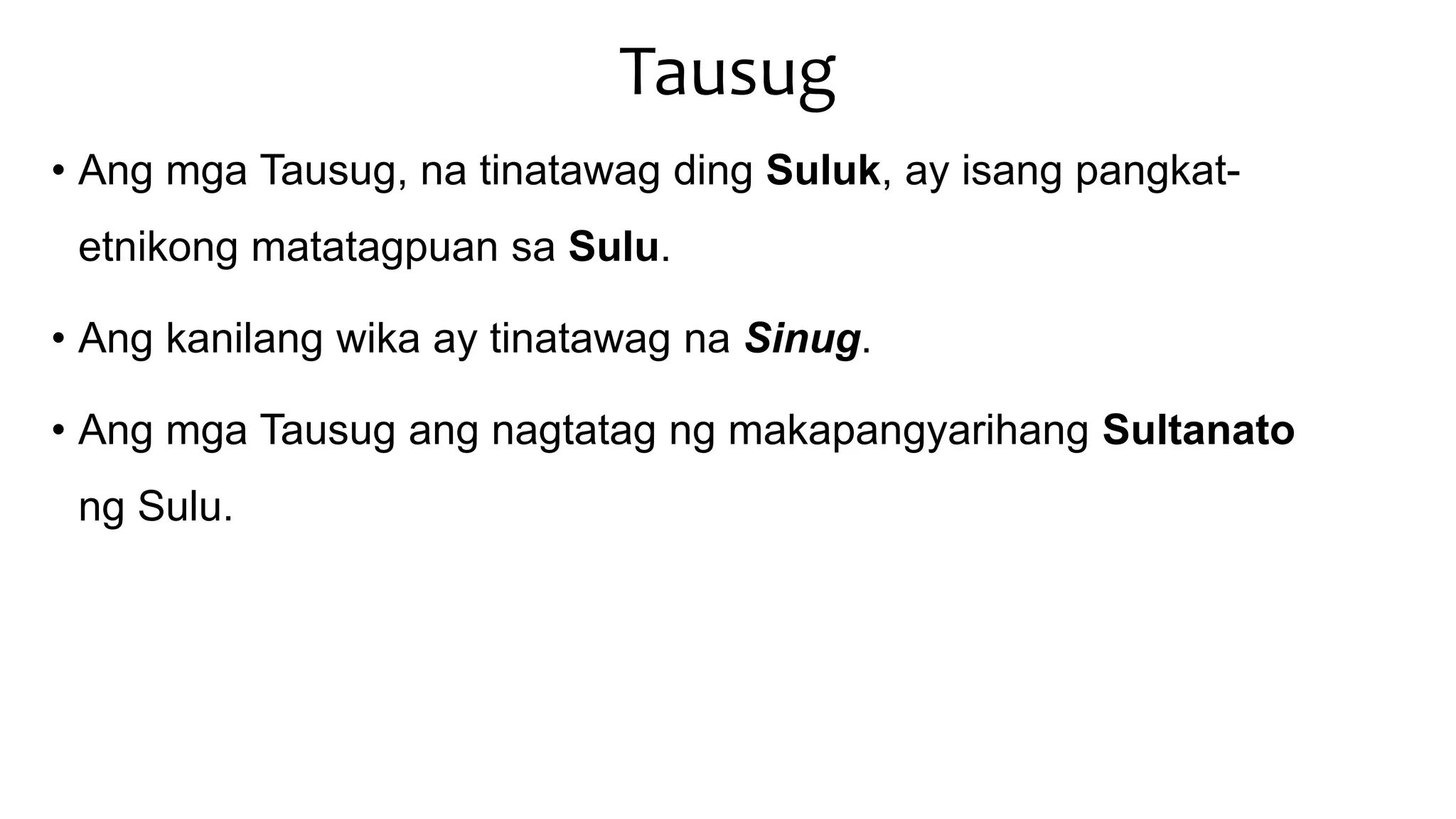 Mga Pangkat- Etniko sa Pilipinas | PPTX