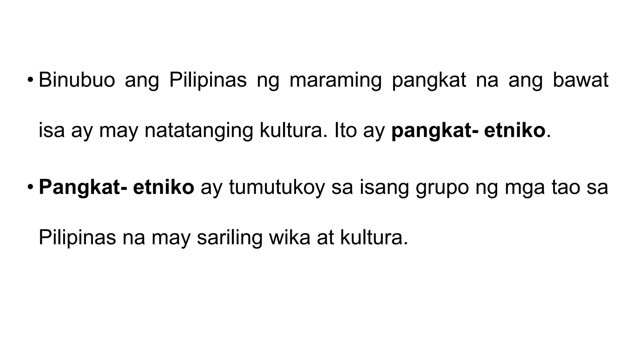 Mga Pangkat- Etniko sa Pilipinas | PPTX
