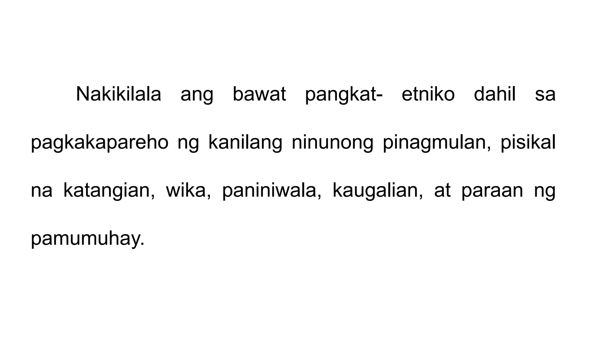 Mga Pangkat- Etniko sa Pilipinas | PPTX