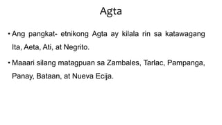 Mga Pangkat- Etniko sa Pilipinas | PPTX