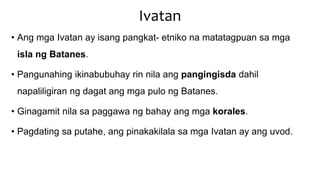 Mga Pangkat- Etniko sa Pilipinas | PPTX
