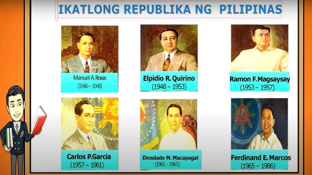 MGA PANGULO NG IKATLONG REPUBLIKA NG PILIPINAS.pptx