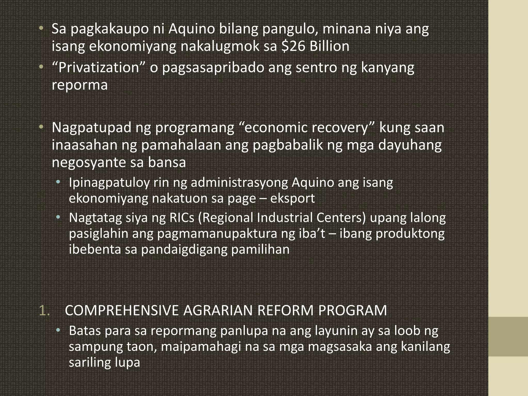 Mga Pangulo ng Pilipinas | PPTX