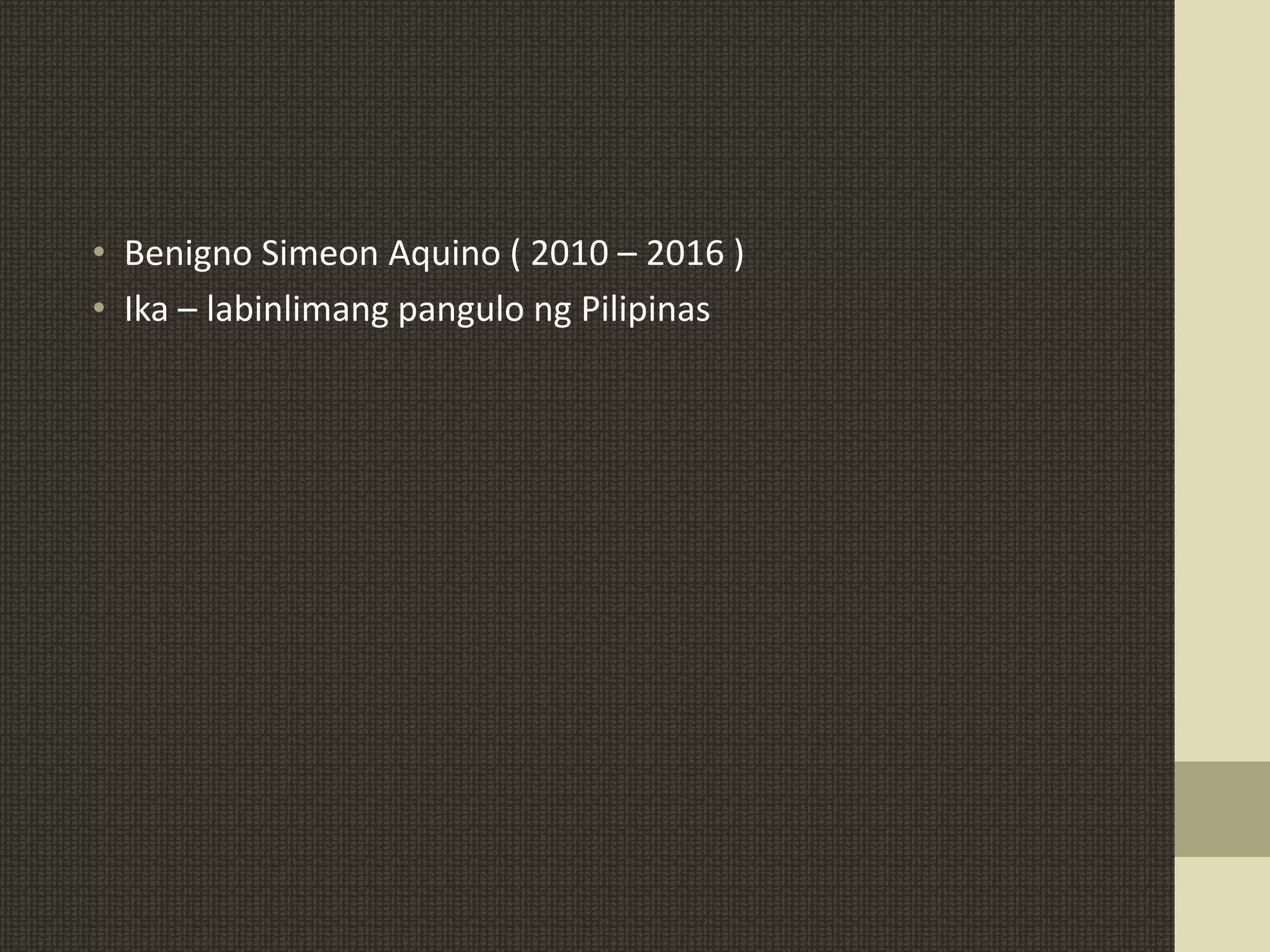 Mga Pangulo ng Pilipinas | PPTX