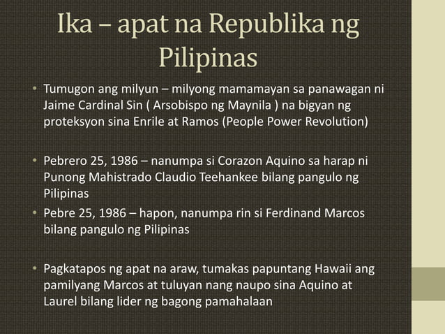 Mga Pangulo ng Pilipinas | PPTX