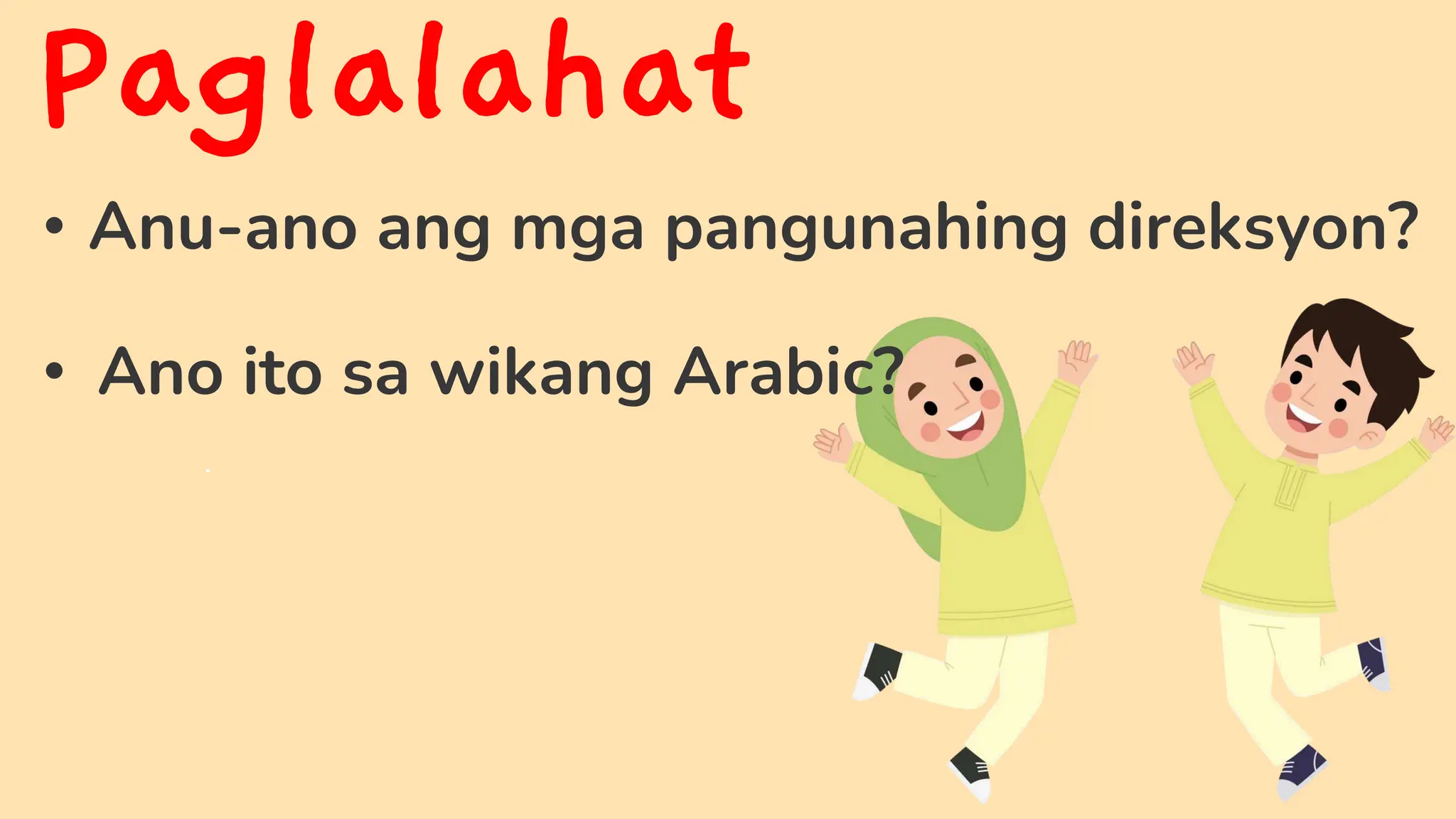 Mga Pangunahing Direksyon sa Wikang Arabic.pptx