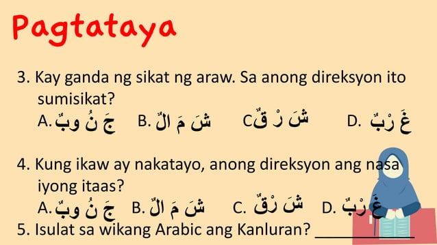 Mga Pangunahing Direksyon sa Wikang Arabic.pptx