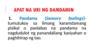 MGA PANGUNAHING EMOSYON NG TAO ESP 8 Q1 | PPT