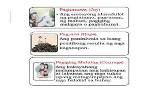 MGA PANGUNAHING EMOSYON NG TAO ESP 8 Q1 | PPTX