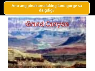 Mga Pangunahing Kaalaman Sa Daigdig | PPTX