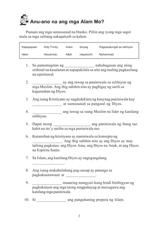 Mga pangunahing relihiyon sa asya.final | PDF